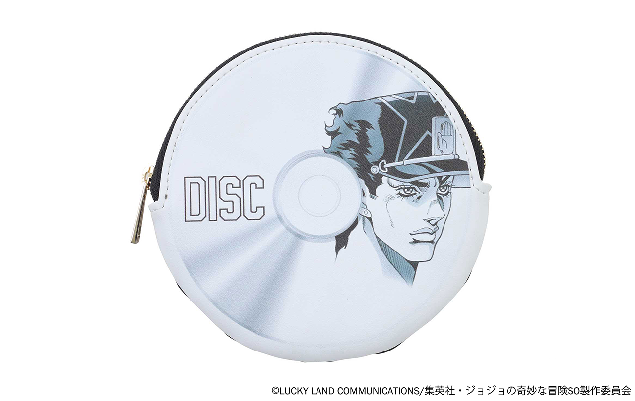X-girl × STONE OCEAN DISC SHAPED POUCH | GOODS | 「ジョジョの奇妙な冒険」公式ポータルサイト