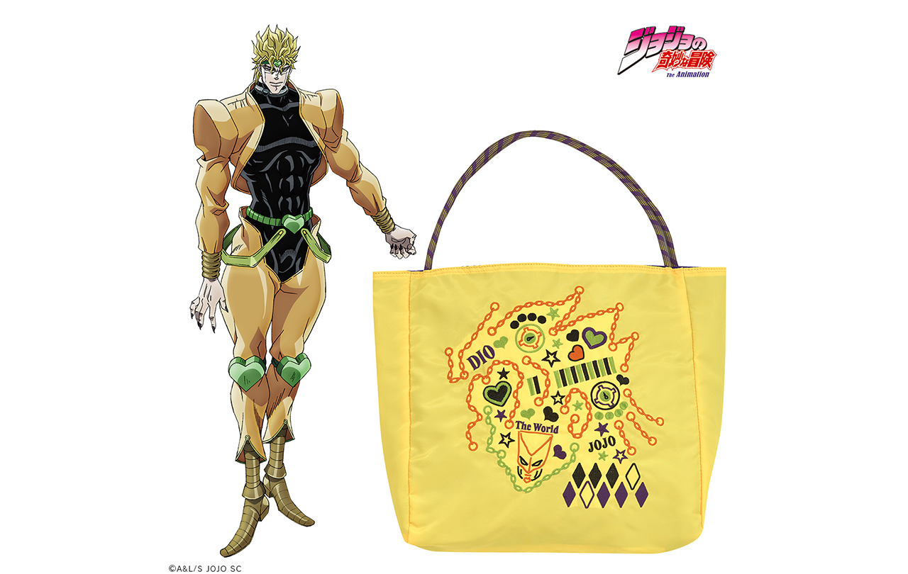 ジョジョの奇妙な冒険 スターダストクルセイダース 刺繡バッグ【全3種】 | GOODS | 「ジョジョの奇妙な冒険」公式ポータルサイト